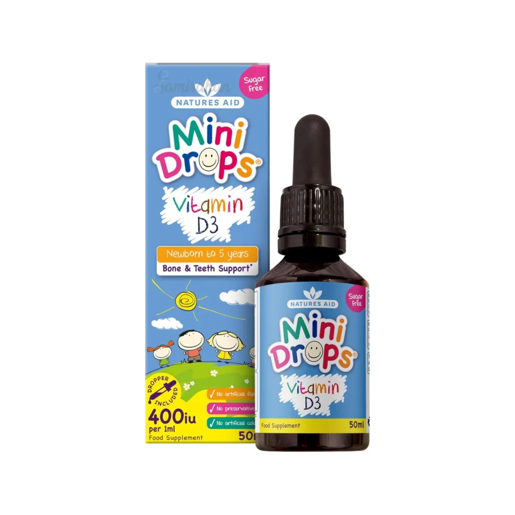 Nature Aid Mini Drops Vitamin D3 50ml - BD Amajan Shop
